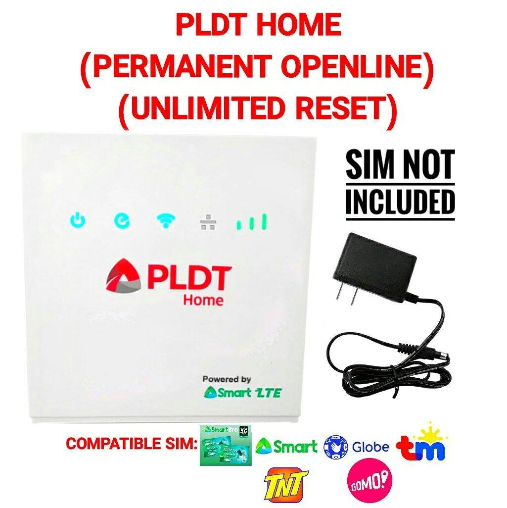 PLDT AT HOME WITH CHARGER PERMANENT OPENLINE (UNLIMITED RESET) FOR ALL ...