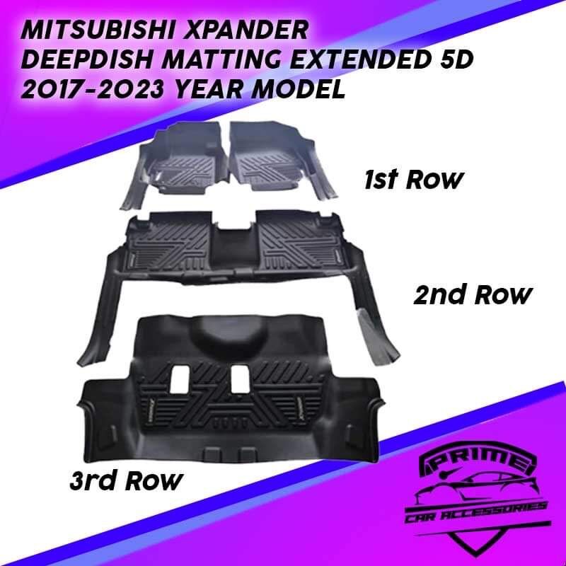 Mitsubishi Xpander Deepdish Matting 5D Extended (2017-2023) | Lazada PH