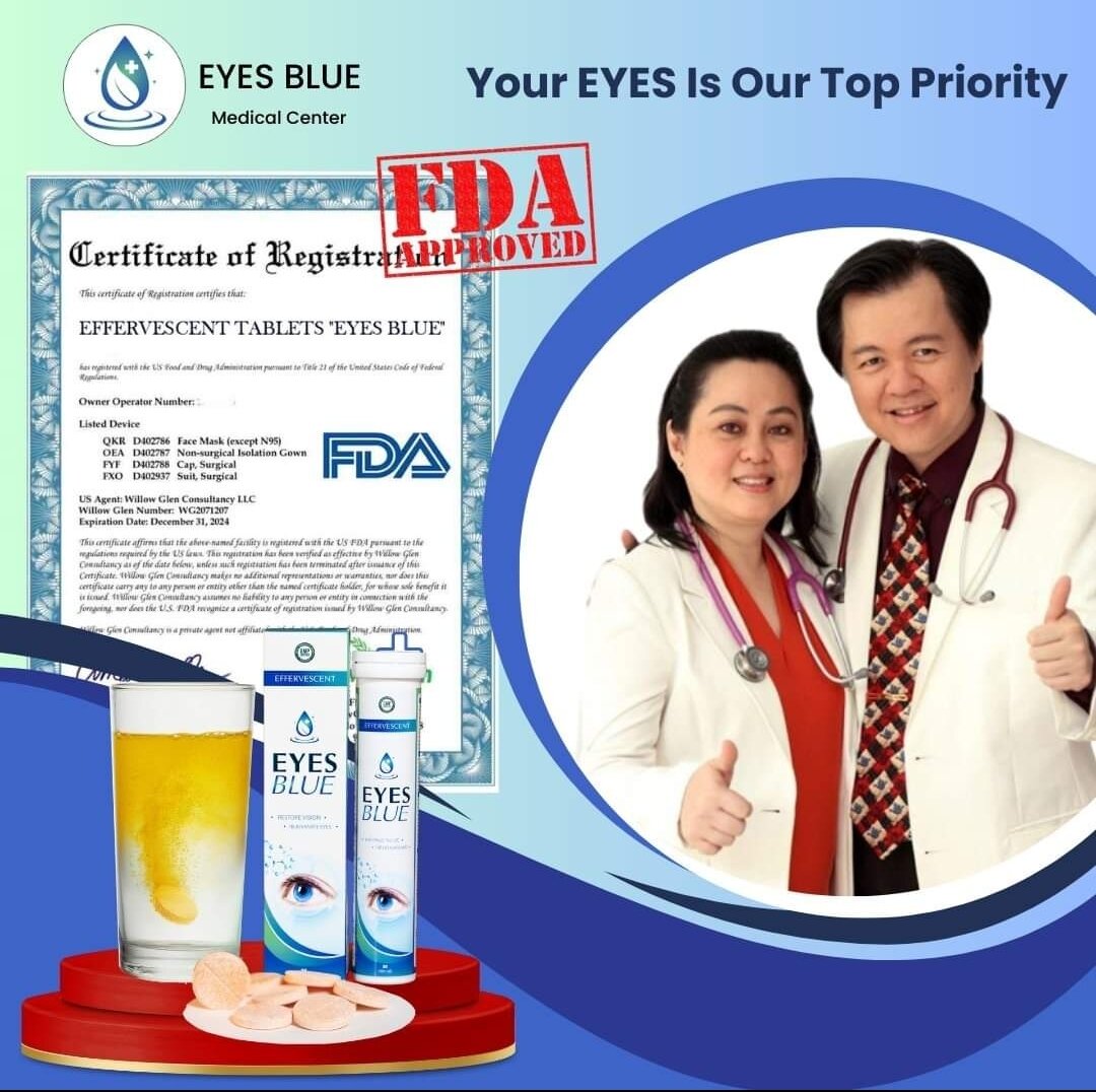 EYES BLUE EFFERVESCENT TABLET 20 tablets- For Better Vision | Lazada PH