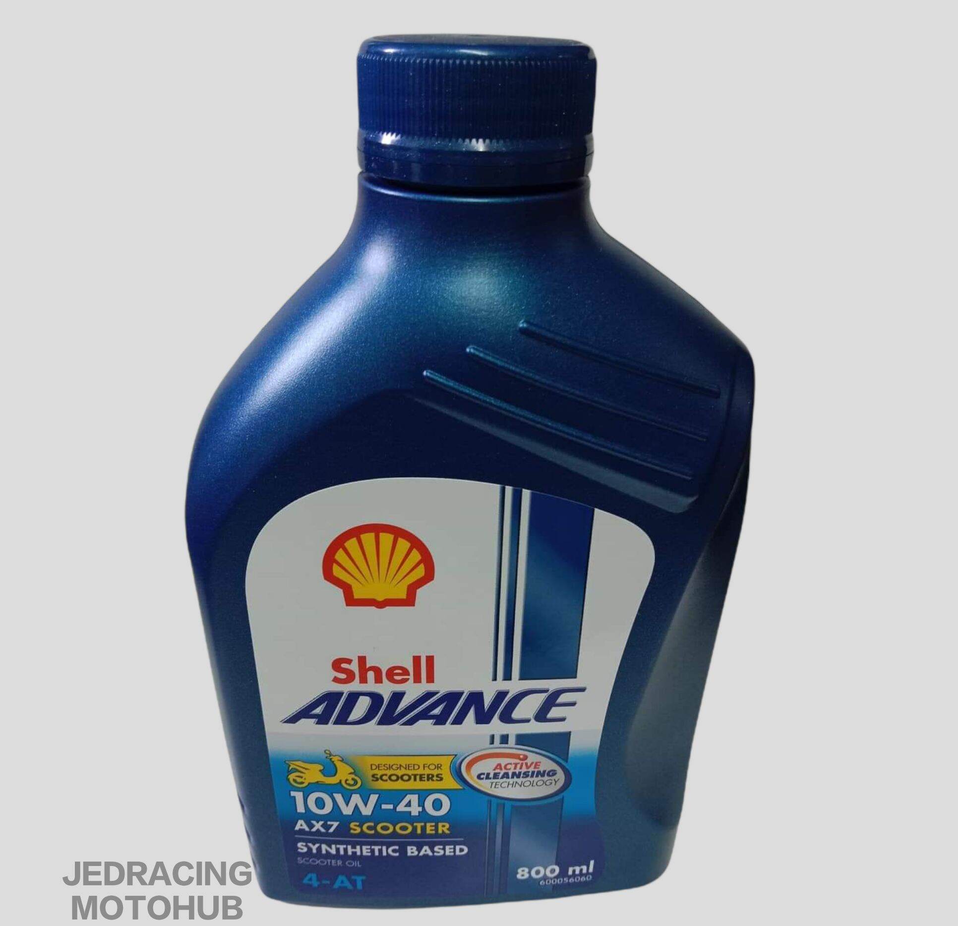 OIL SHELL ADVANCE 800ML. 10W-40 AX7 SCOOTER MOTORCYCLE | Lazada PH