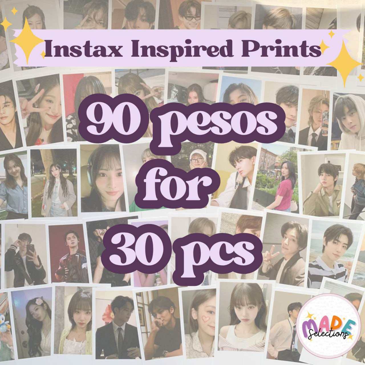Instax Inspired Prints (14 pcs and 30 pcs) - made selections | Lazada PH