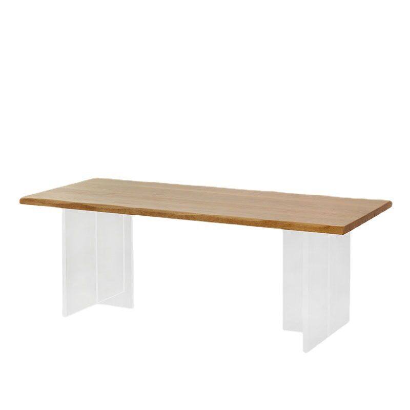 Nordic New Suspension Acrylic Dining Table Creative Transparent Dining ...