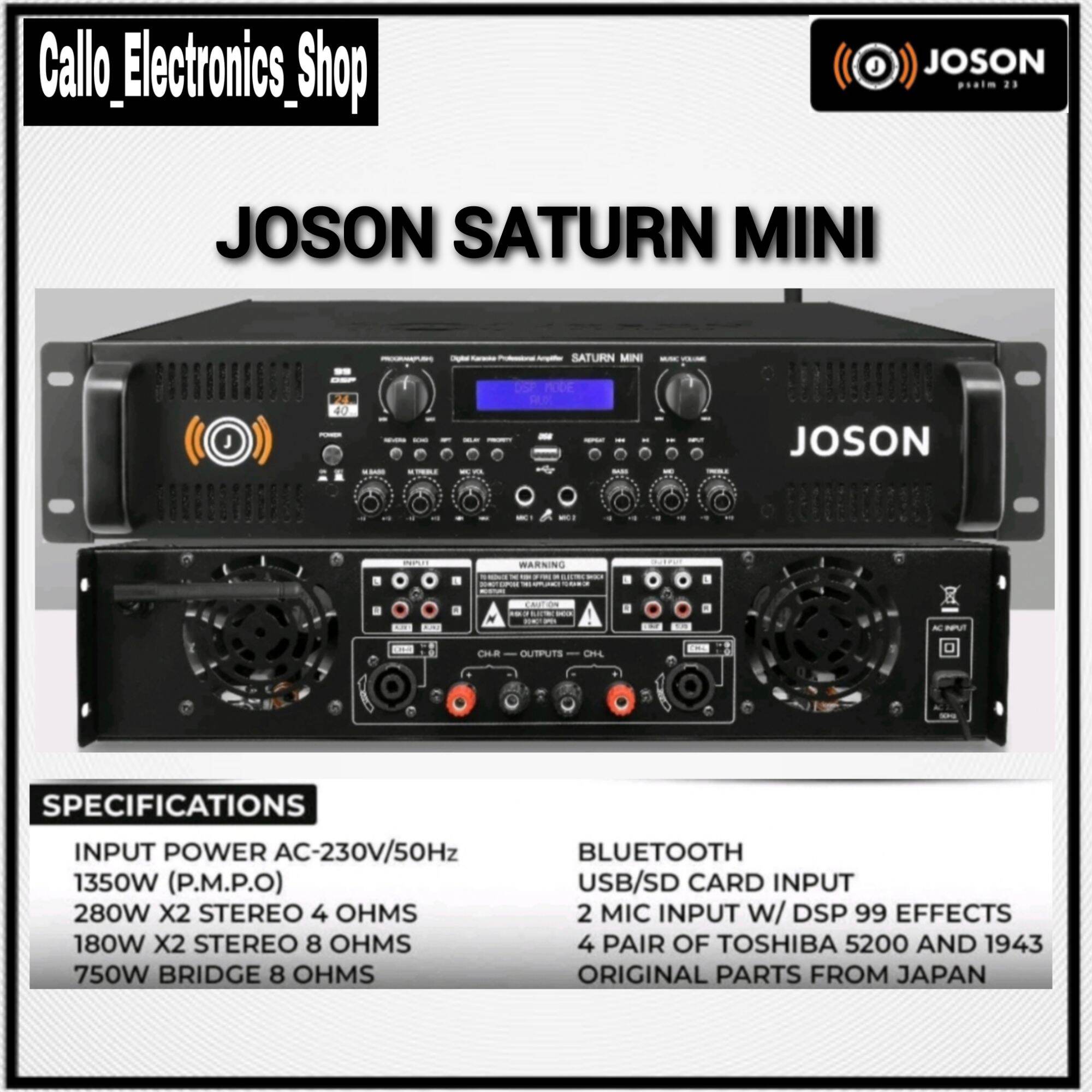 Joson Saturn Mini Professional Amplifier New Model 2024 | Lazada PH