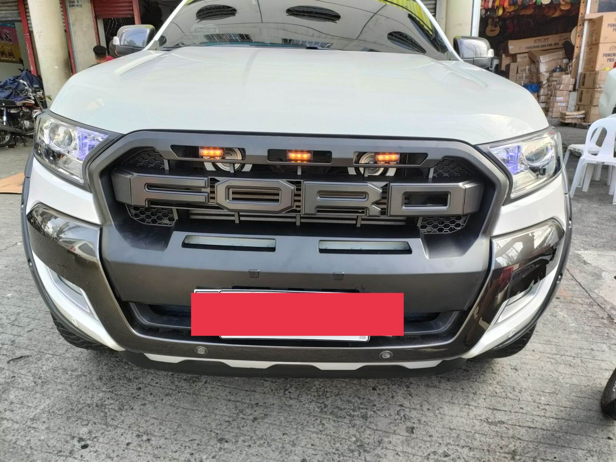FORD RANGER 2016-2020 WILDTRACK XLT XLS FX4 GRILL WITH LED | Lazada PH