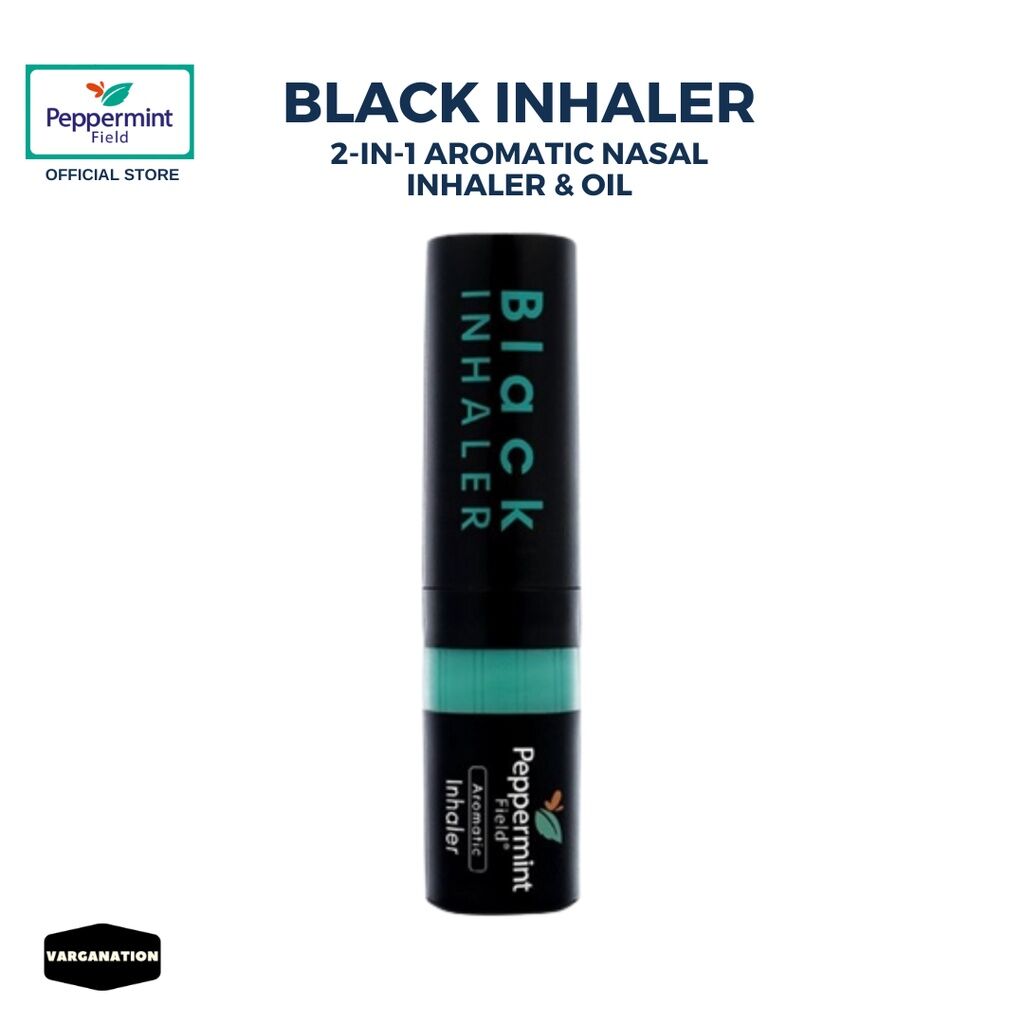 Black Inhaler Peppermint Field (Single and Bundle Packs) -2in1 Inhaler ...