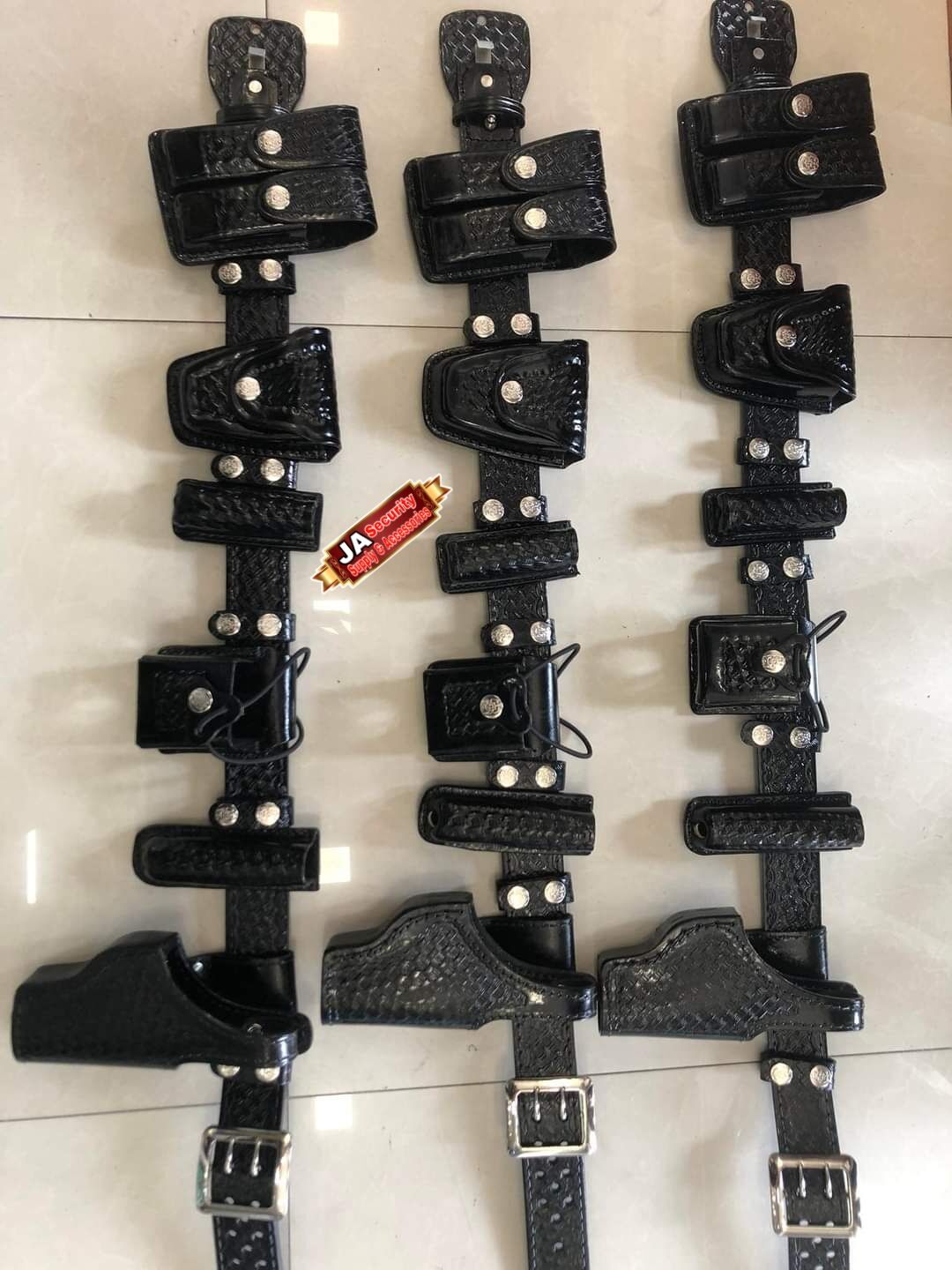 NEW PNP Leather Rig Belt Set Heavy Duty (J*rdan Makapal) | Lazada PH