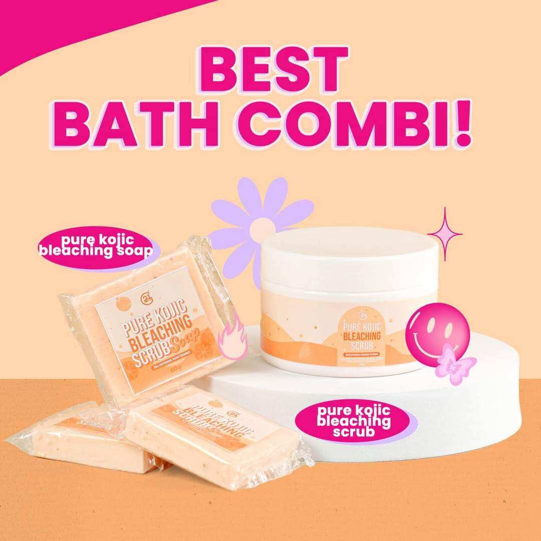 G21 Pure Kojic Bleaching Scrub (300g) with FREE G21 Pure Kojic ...