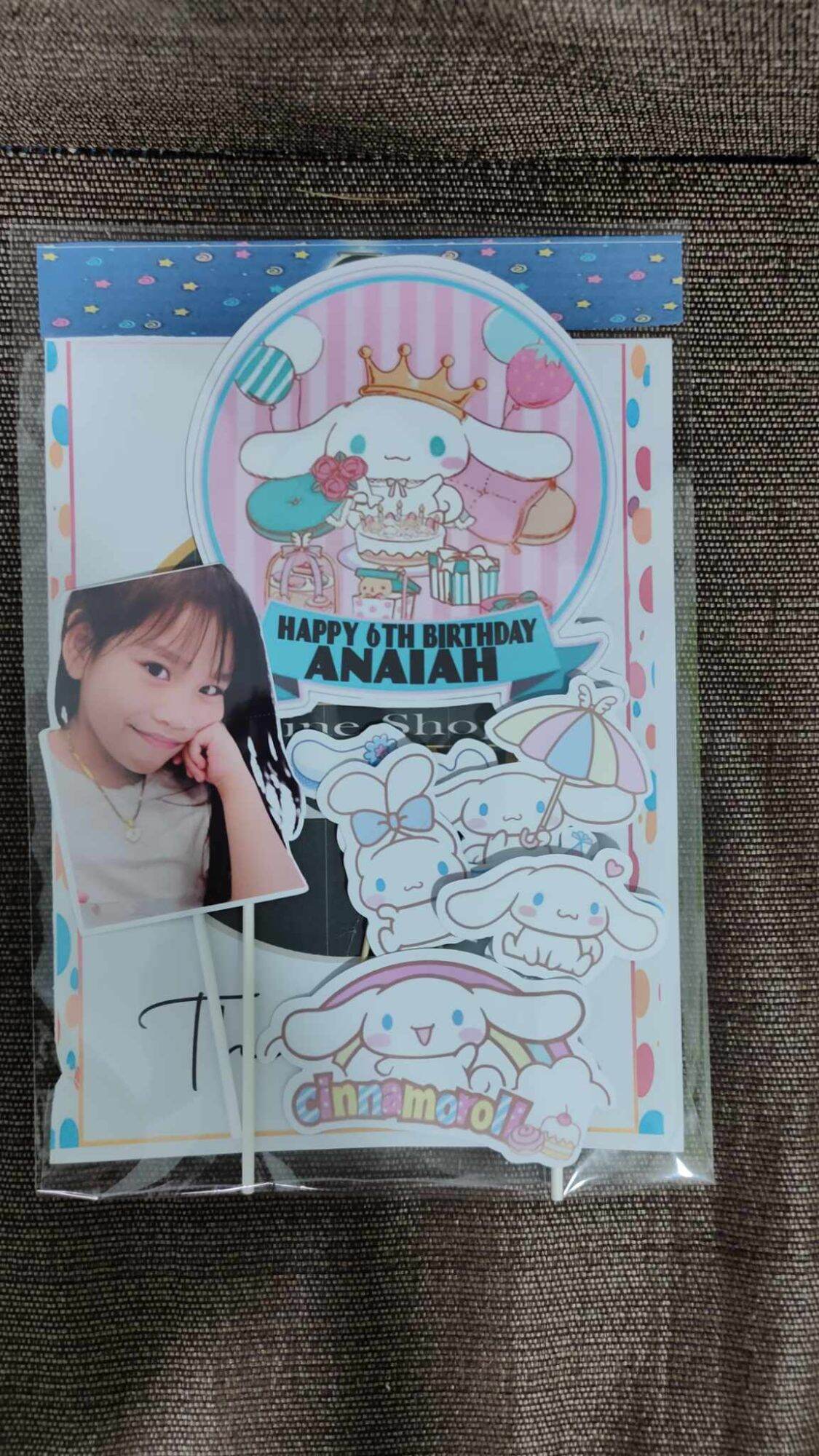 Cinnamoroll Customize Cake topper and Cupcake topper | Lazada PH