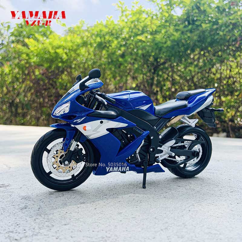 Maisto 1:12 2021 Yamaha YZF-R1 Alloy Model Car Factory Edition Static ...