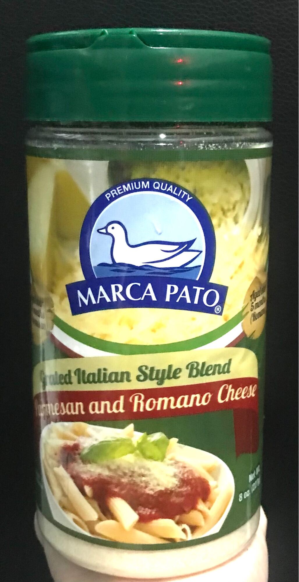 227g Marca Pato Parmesan and Romano Cheese 8oz Grated Italian Style ...