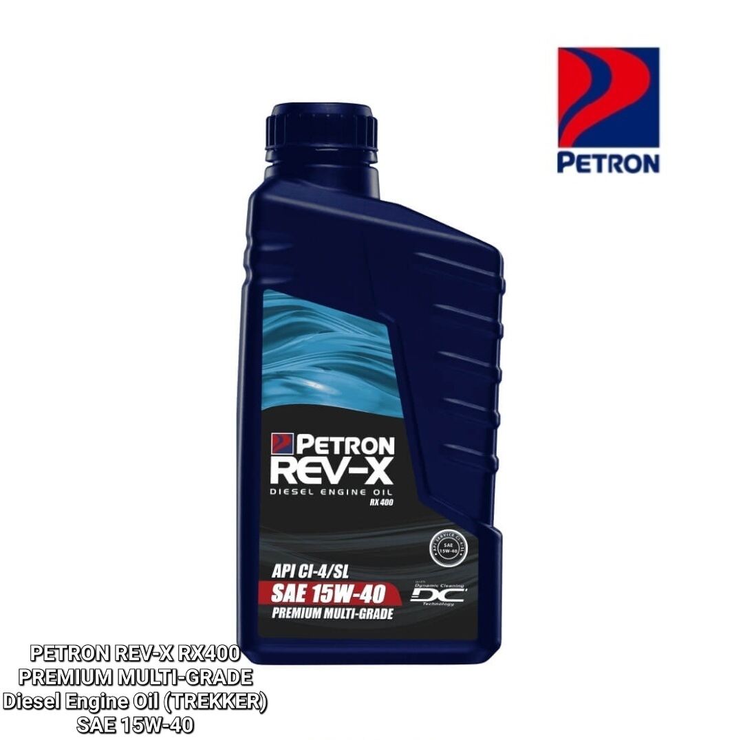 PETRON REV-X RX400 PREMIUM MULTI-GRADE Diesel Engine Oil (TREKKER) SAE ...