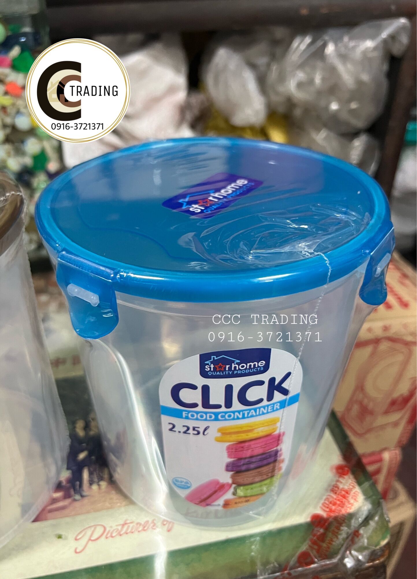 CLICK FOOD CONTAINER 2.25L / AIRTIGHT FOOD LOCK / STAR HOME | Lazada PH