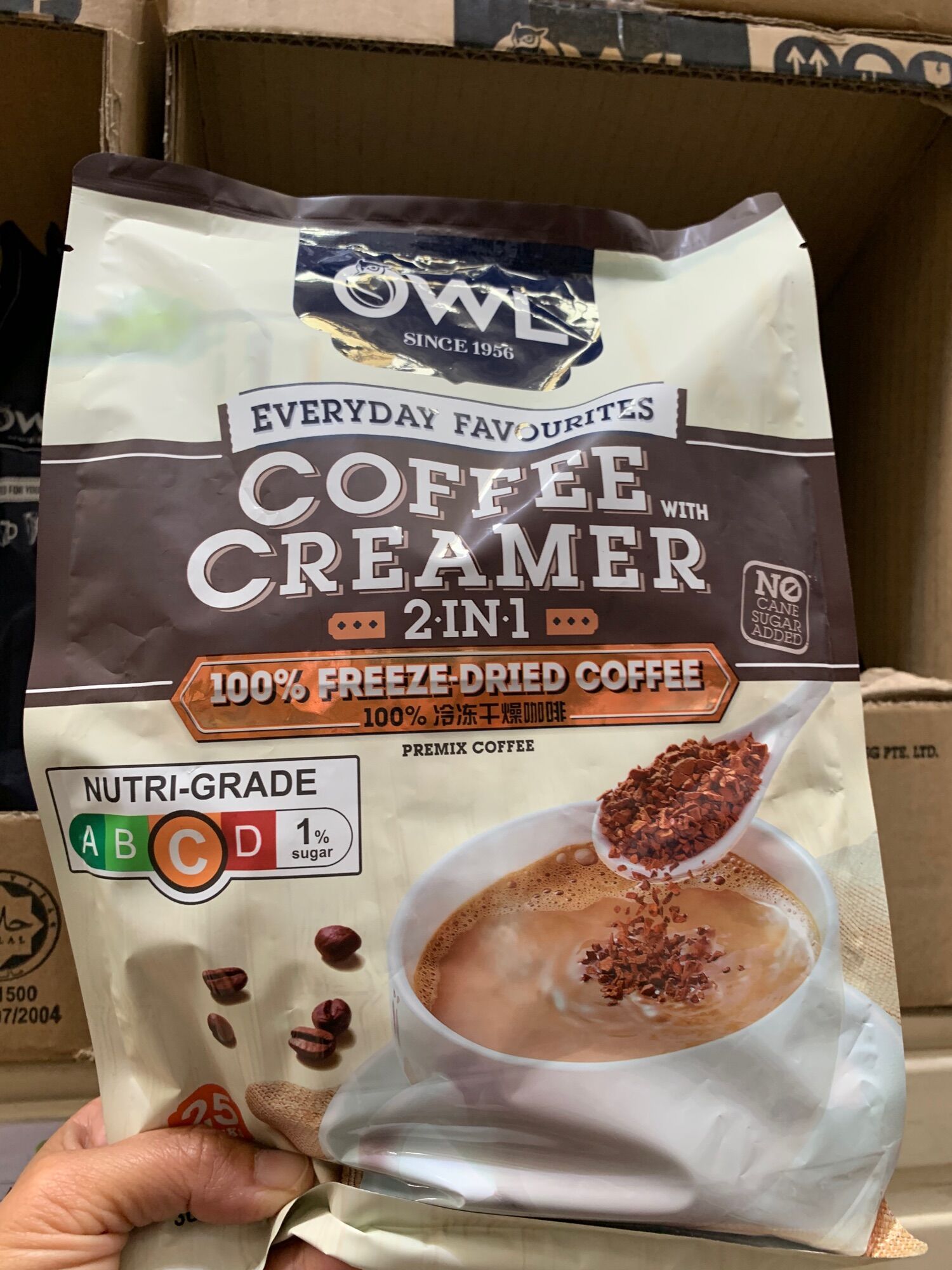 Owl 2in1 Coffee with Creamer Freeze Dried Coffee 25x 12g | Lazada PH