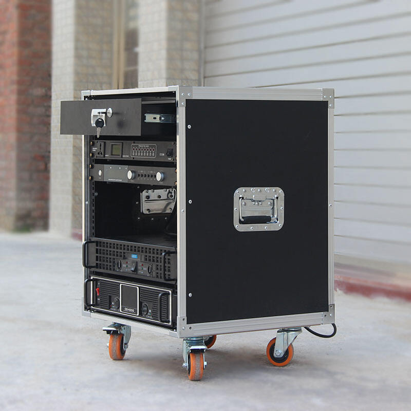 Professional 16U Audio Cabinet 8 Amplifier Chassis Aluminum Edge Rack ...