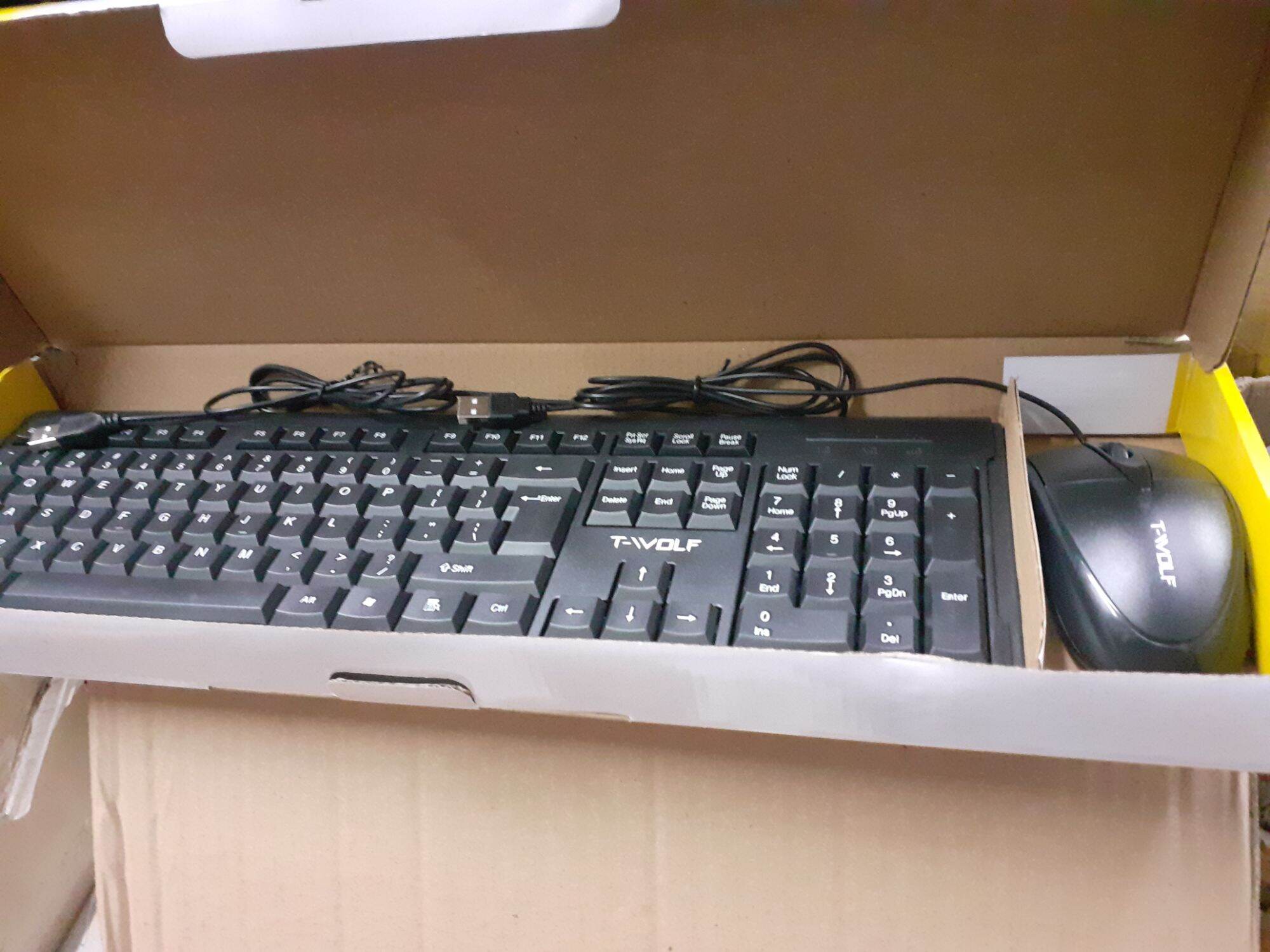 T-WOLF TF500 Office Basic mouse and keyboard combo | Lazada PH