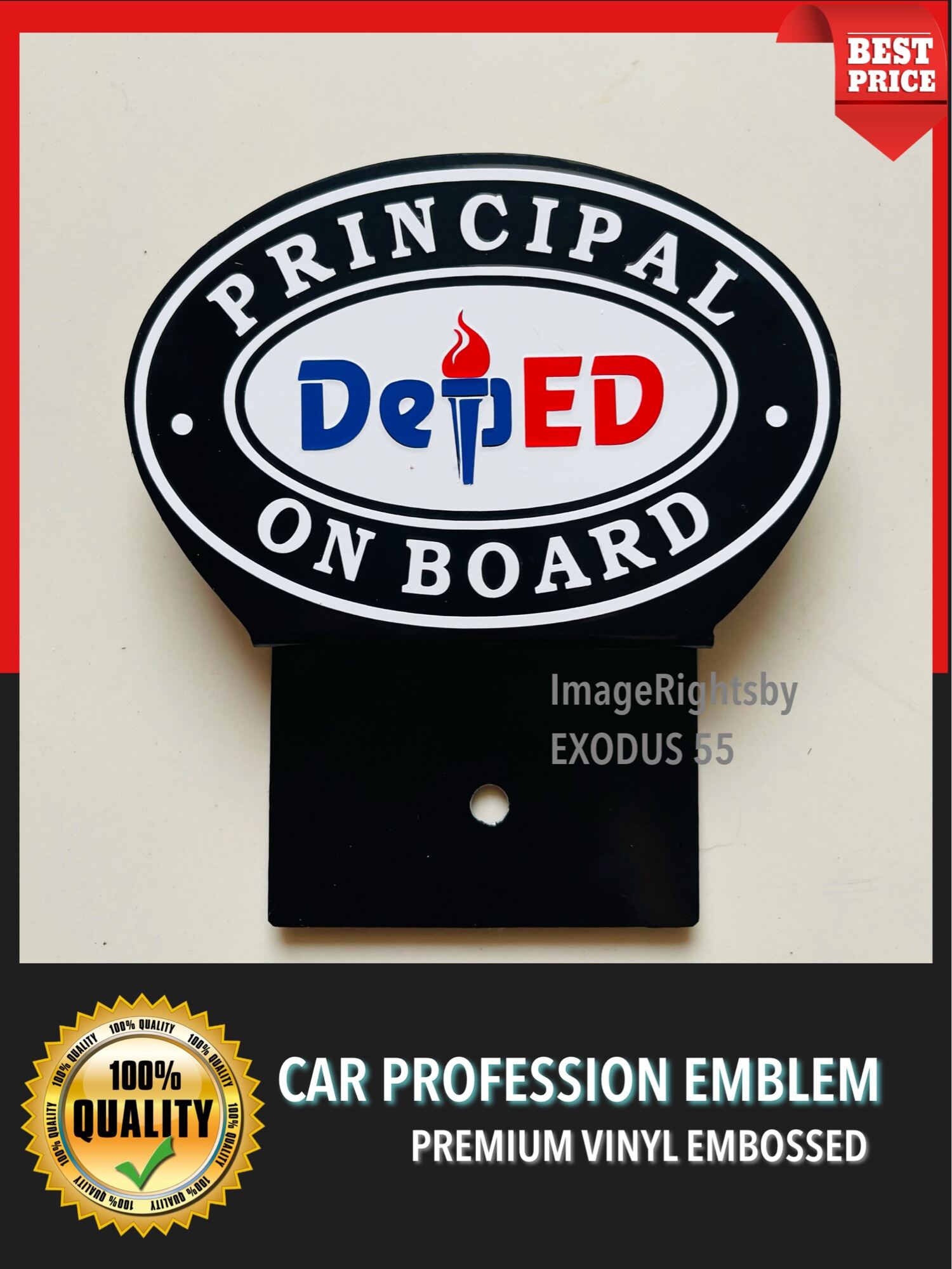 Principal Teachers DepEd Car Profession Emblem | Lazada PH