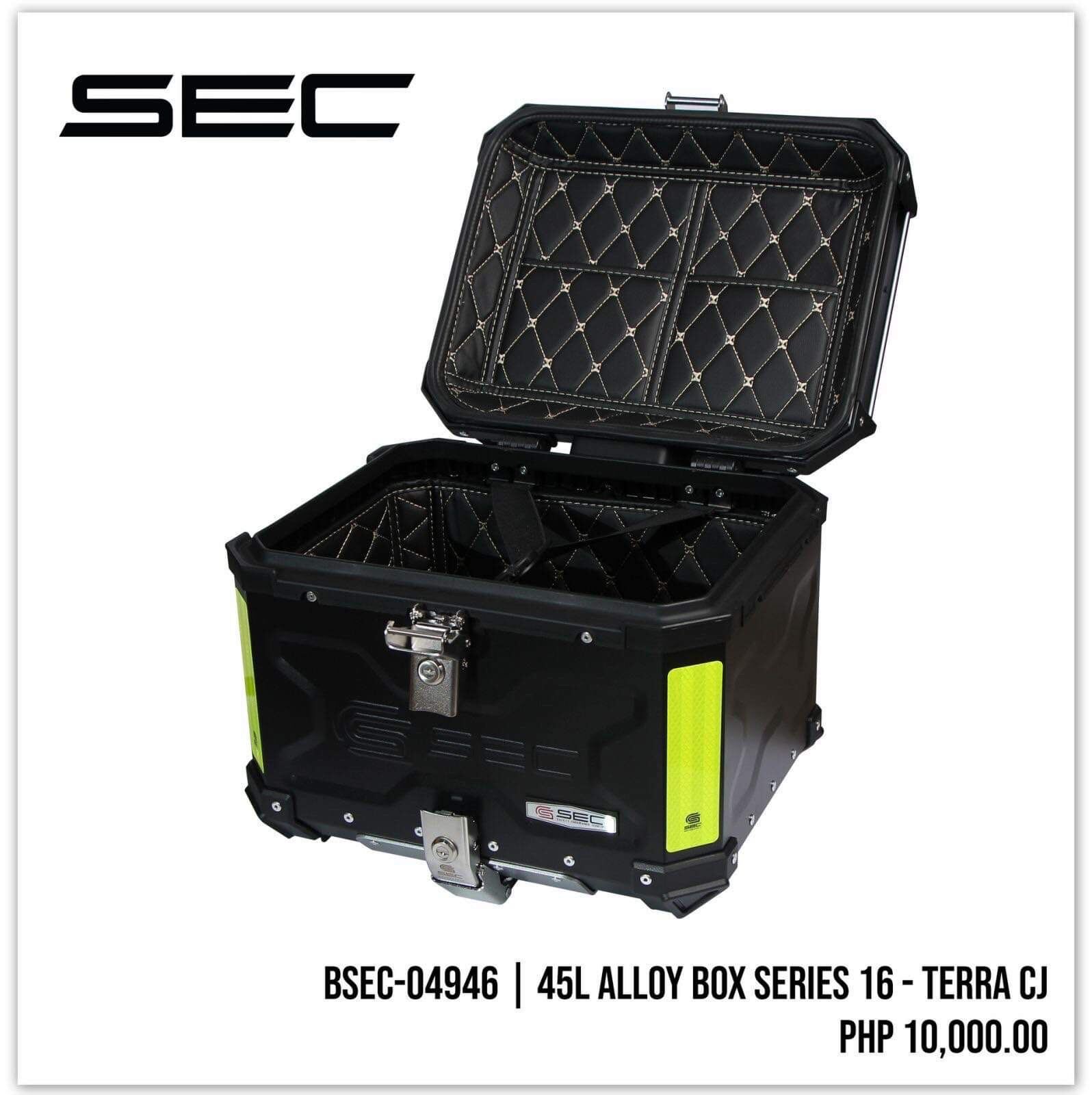 sec 45 liters alloy top box terra series 16 | Lazada PH