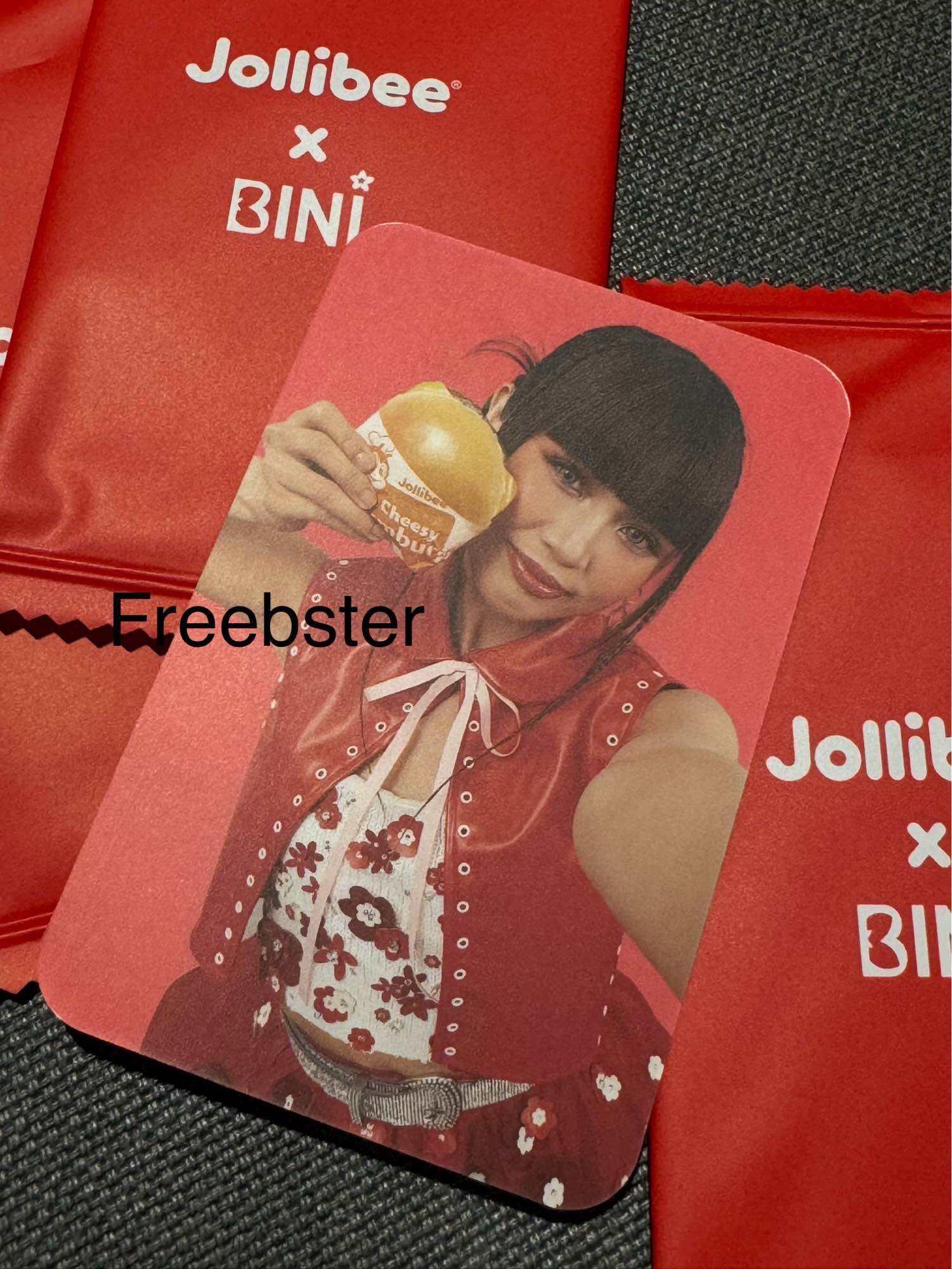 [Original] Jollibee X Bini Photocard (Jollibee Bini Photocard ...