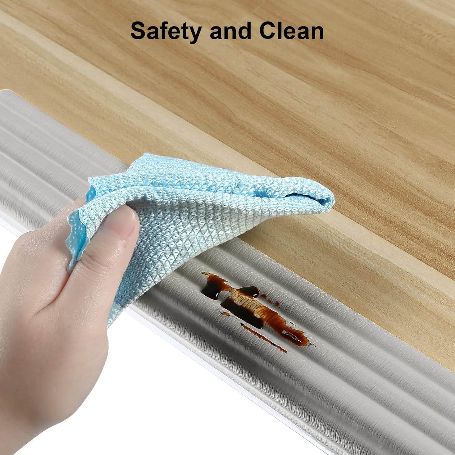 6.56 FT Baby Proofing Table Edge Protector Crib Rail Bumper Child ...