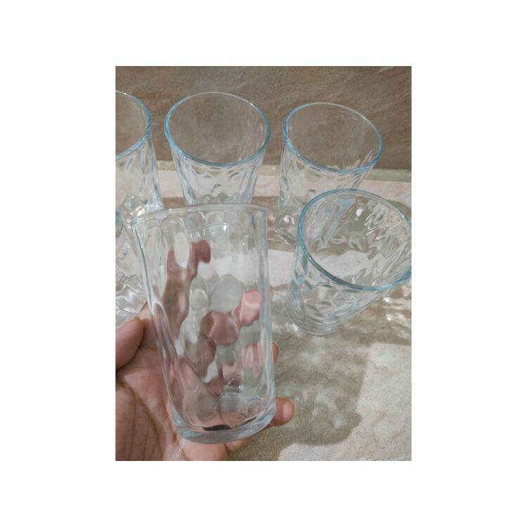 6PCS BASO GLASS #108- SMALL 8oz random design | Lazada PH