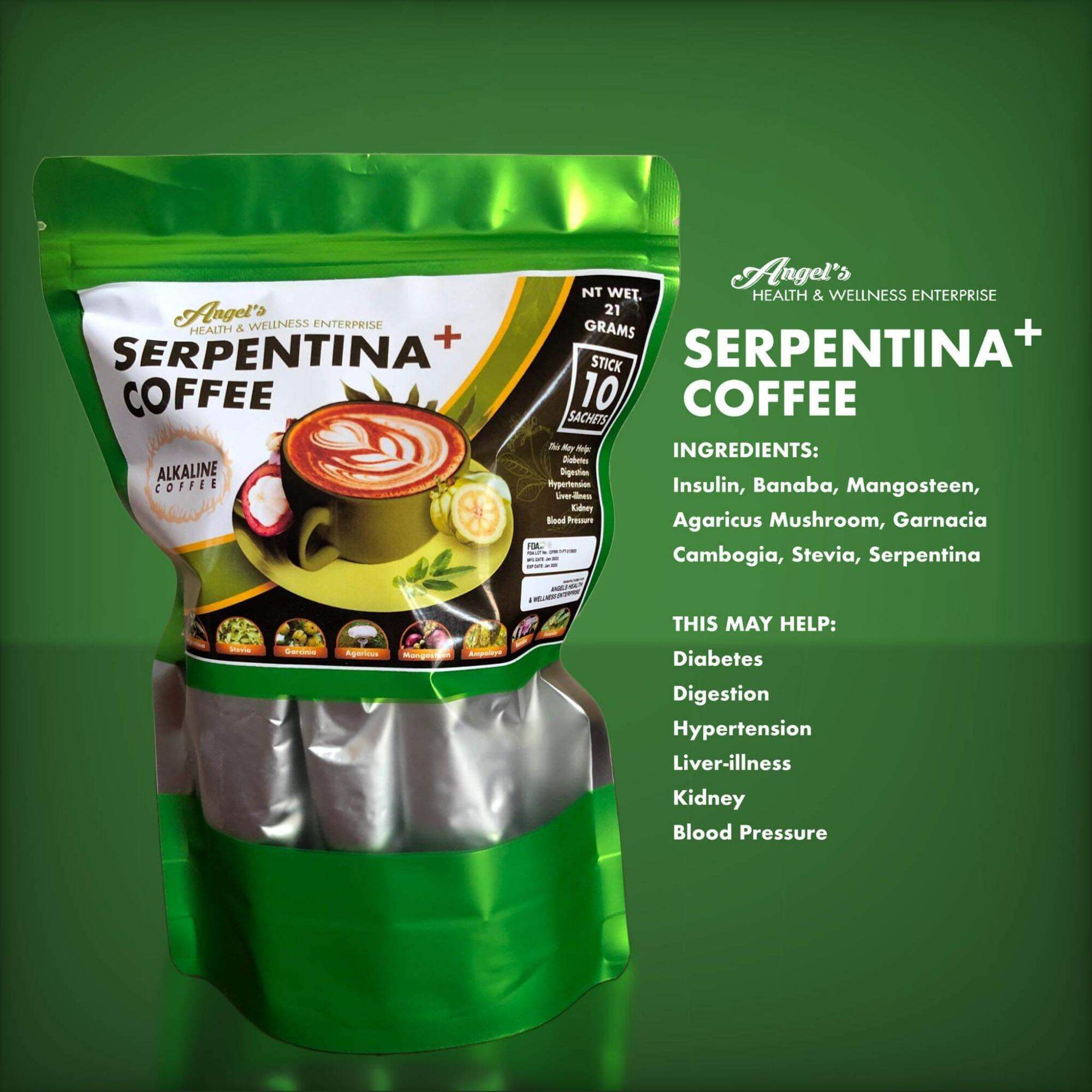 Serpentina coffee (10x21grams) | Lazada PH