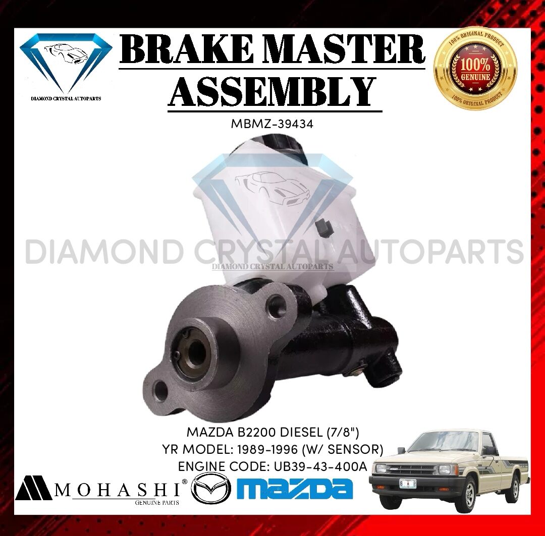 BRAKE MASTER ASSEMBLY MAZDA B2200 7/8" DIESEL WITH SENSOR YR:1989-1996 ...