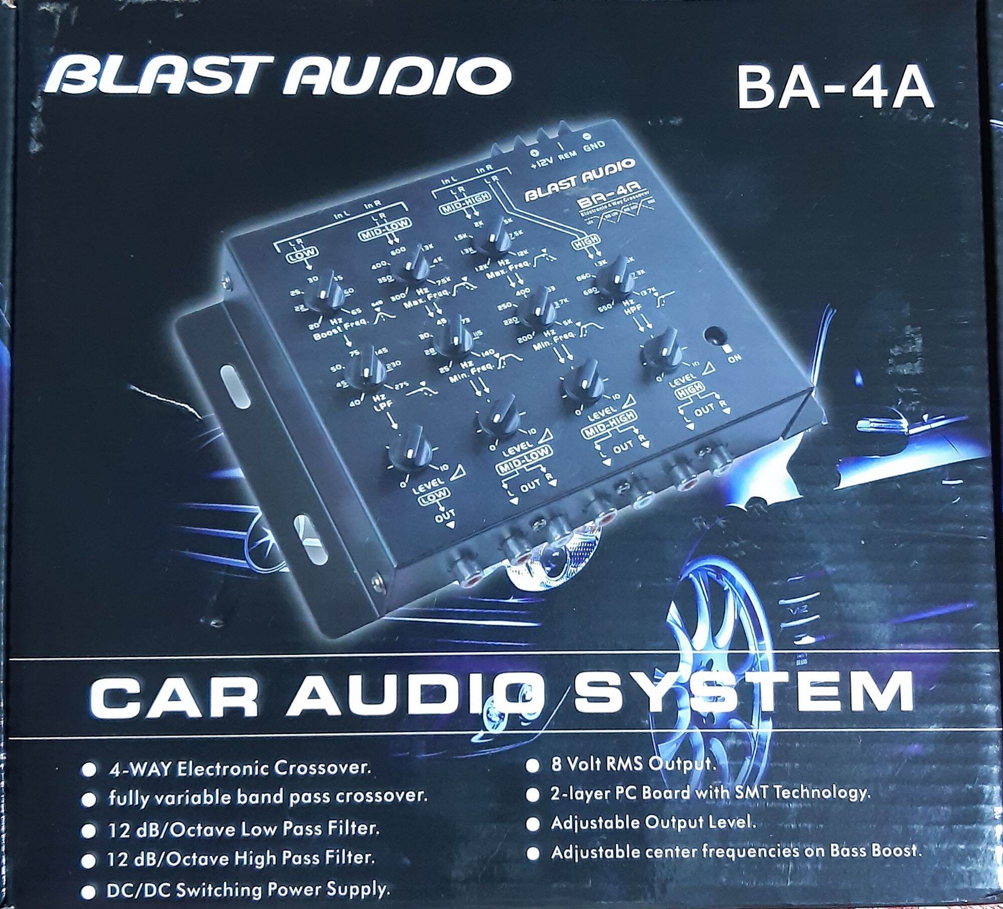 Car Audio System 4 Way Electronic Crossover. BA-4A. | Lazada PH