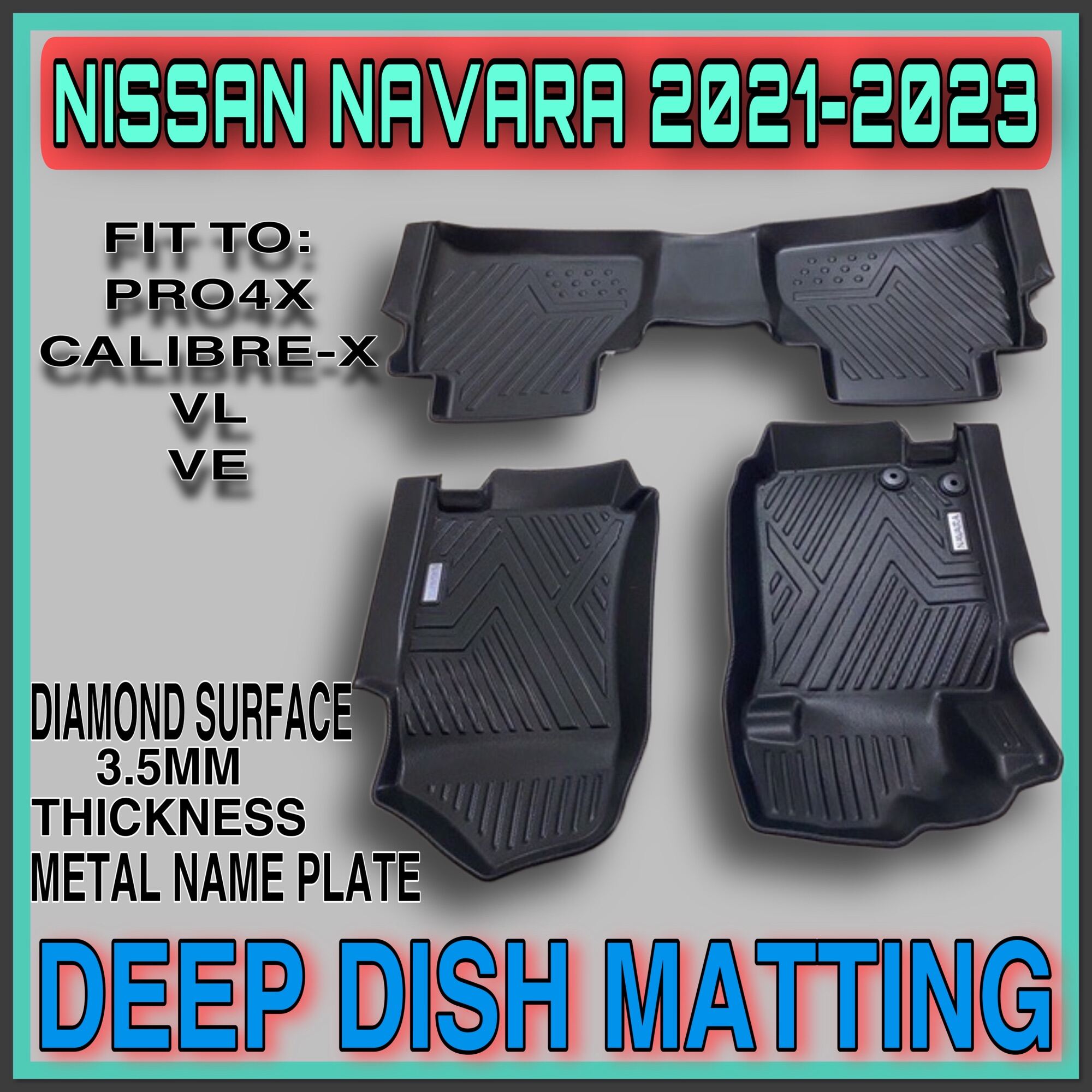 NISSAN NAVARA 2021-2023 DEEP DISH MATTING | Lazada PH