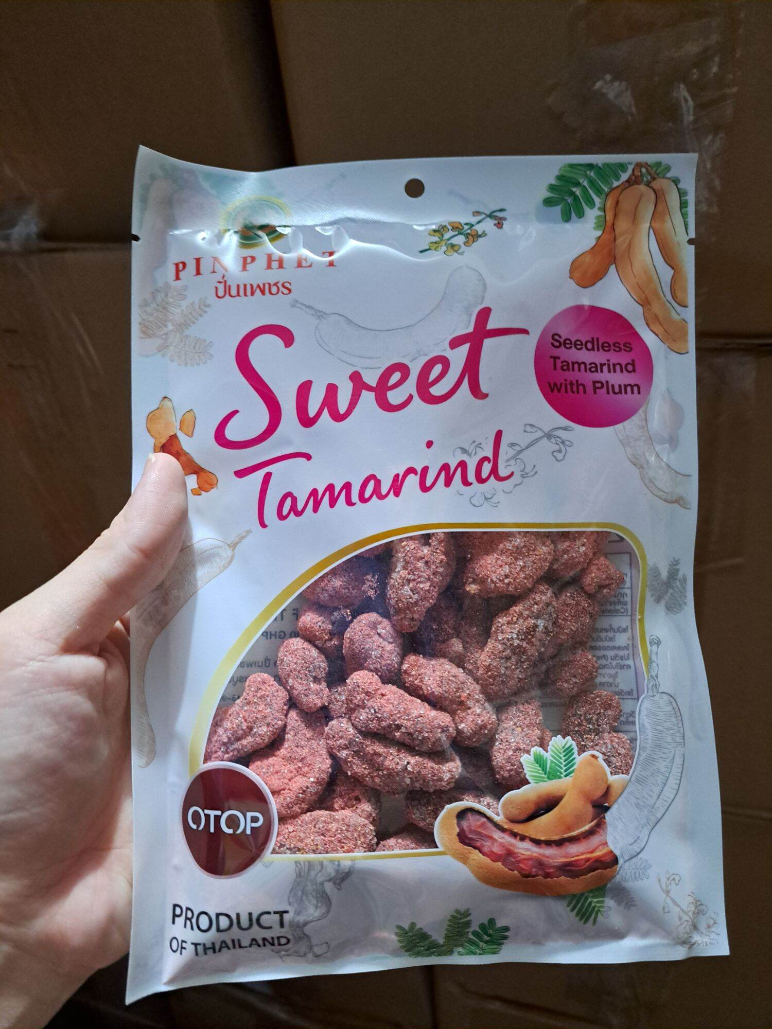 150G 300g seedless tamarind with sugar or with plum PRODUCT OF THAILAND ...