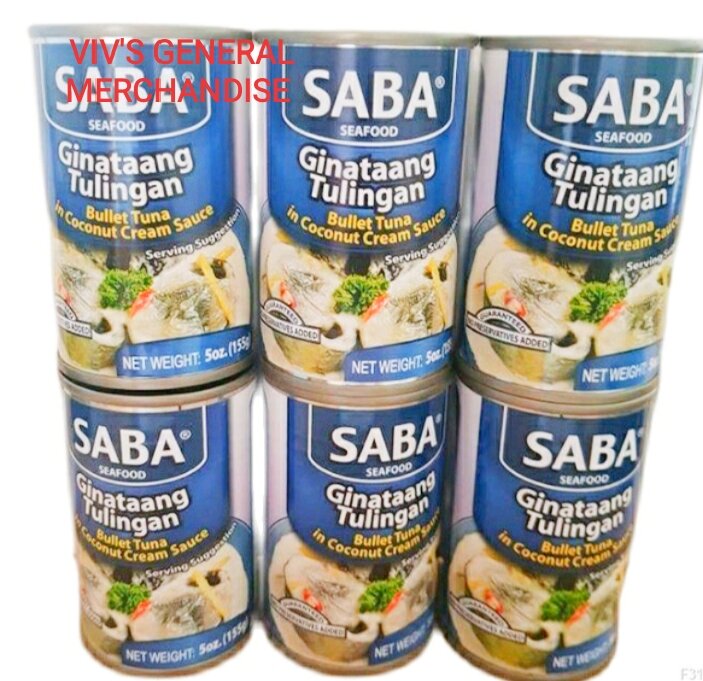 Saba Ginataang Tulingan ( 155grams x 6 cans ) | Lazada PH
