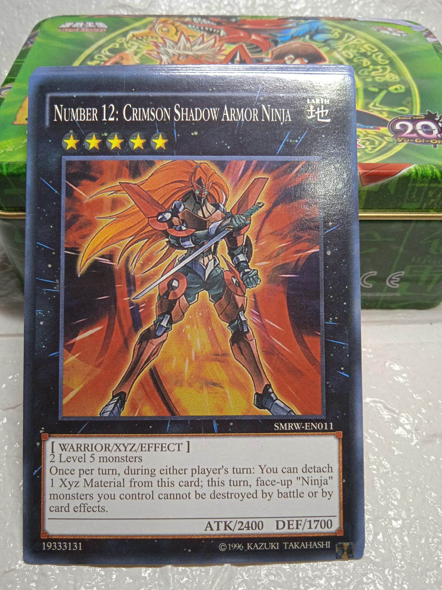 Number 12 Crimson Shadow Armor Ninja