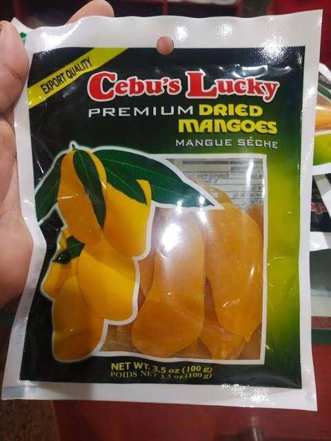 Dried Mango Cebu Lucky premium Dried Mangoes Mangga 100g | Lazada PH