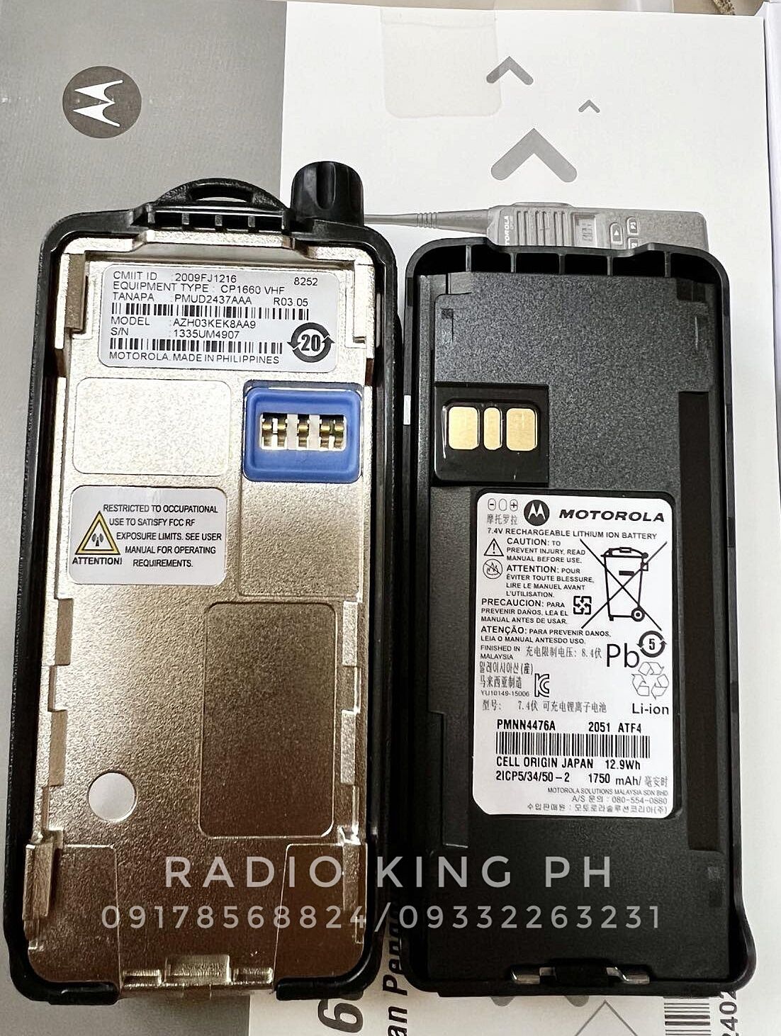 MOTOROLA CP1660 Uhf/Vhf Portable TwoWay Radio | Lazada PH