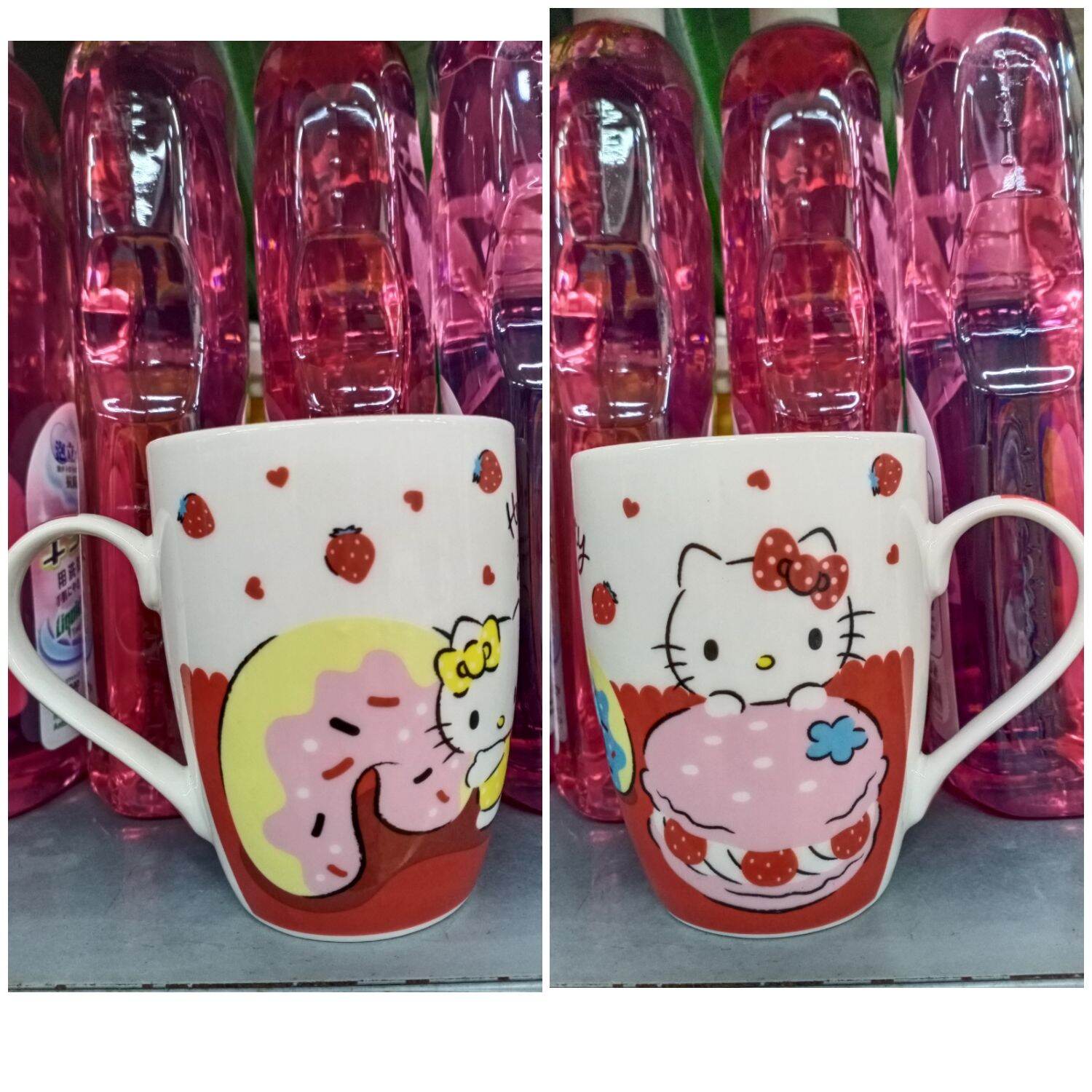 1PC Hello Kitty Mug Sanrio Ceramic Glass Coffee Mug Original Sold Per ...