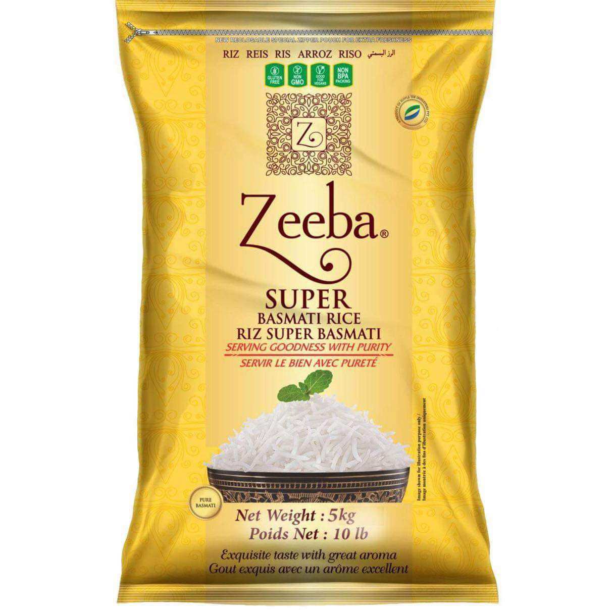 Zeeba Super Basmati 5kg | Lazada PH