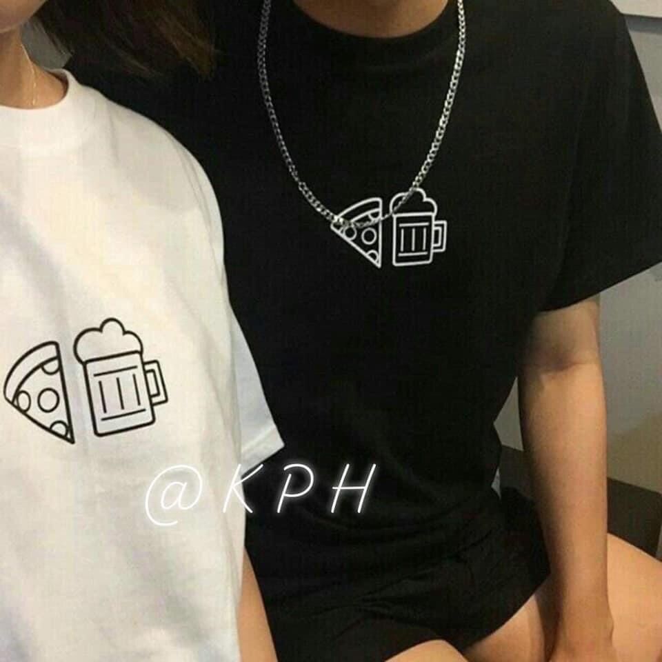 PIZZABEERs COUPLR SHIRT SET | Lazada PH