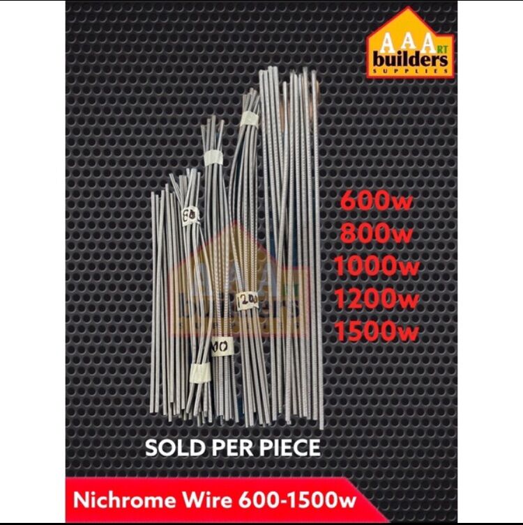 Nichrome wire Heating Element 600w - 1500w SOLD PER PIECE | Lazada PH
