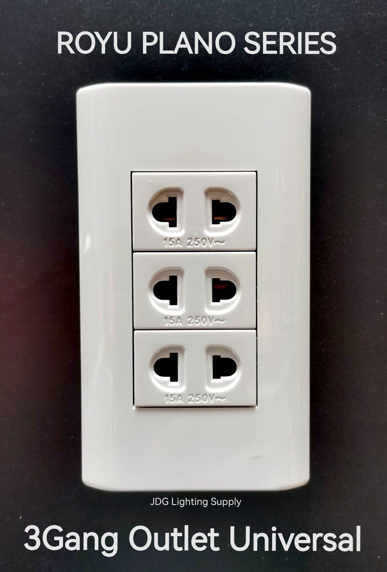 ROYU PLANO SERIES (WHITE) Wiring Devices Switches, Outlet | Lazada PH