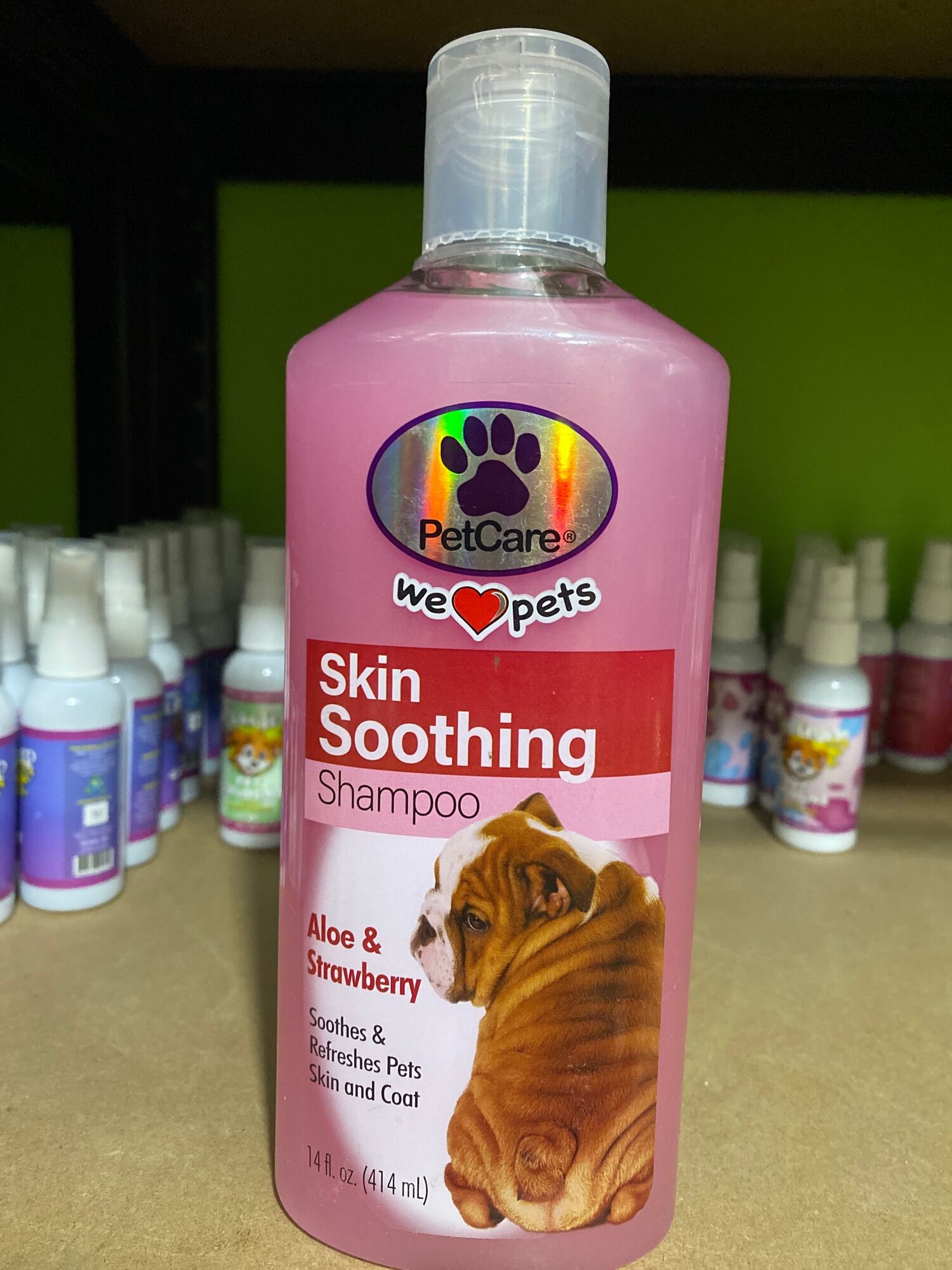 414mL Pet Care Dog Shampoo Advanced Care Coat Whitening Pet Calming ...