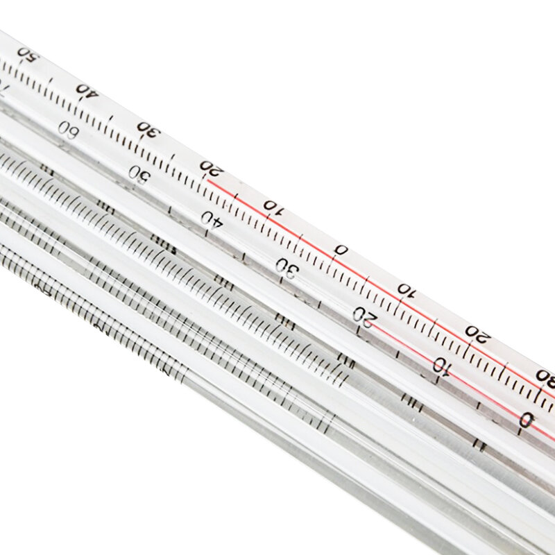 Red Water Thermometer Household Indoor Glass Stick High Precision ...