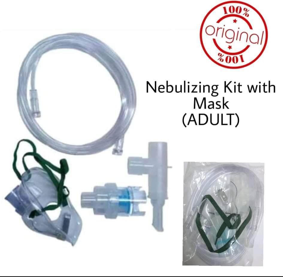 NEBULIZING KIT WITH MASK (ADULT) STANDARD FOR NEBULIZERS | Lazada PH
