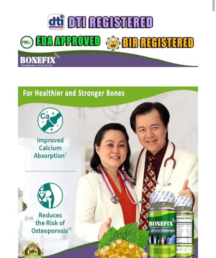 BONEFIX PLUS-OSTHEOPOROSIS GOUT RHEUMATOID ARTHRITIS BURSITIS HEALING ...