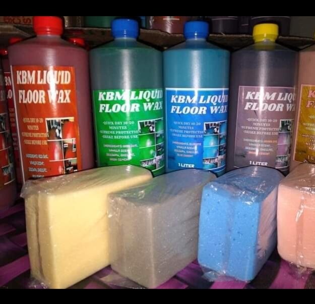 Kbm liquid floorwax RED COLOR 1LITER | Lazada PH