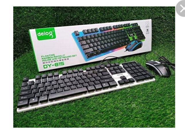 DY-815 Floating Rainbow Backlight and Keyboard With Mouse Gaming ...