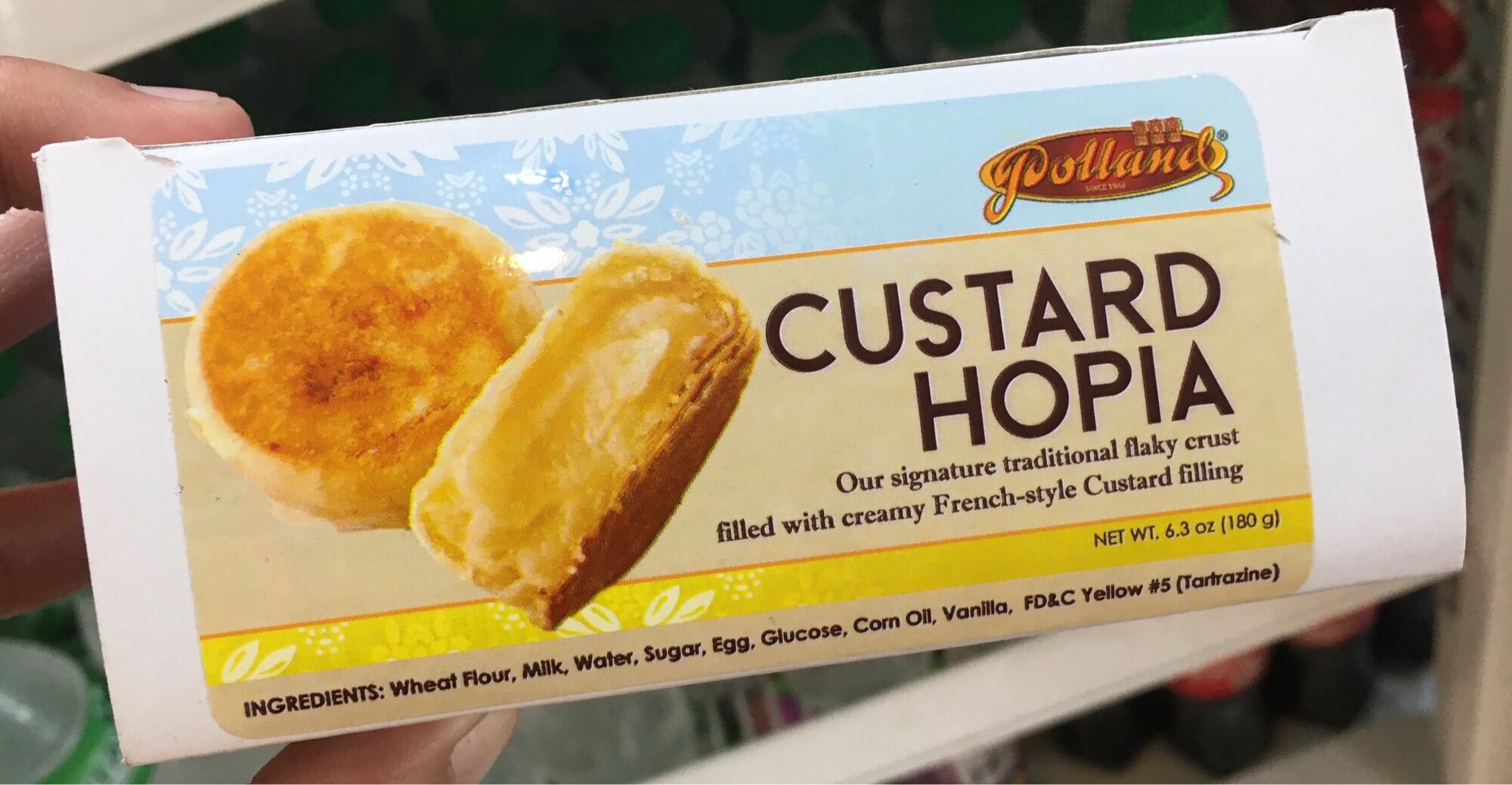 Polland Custard Hopia 6 pieces in a box | Lazada PH