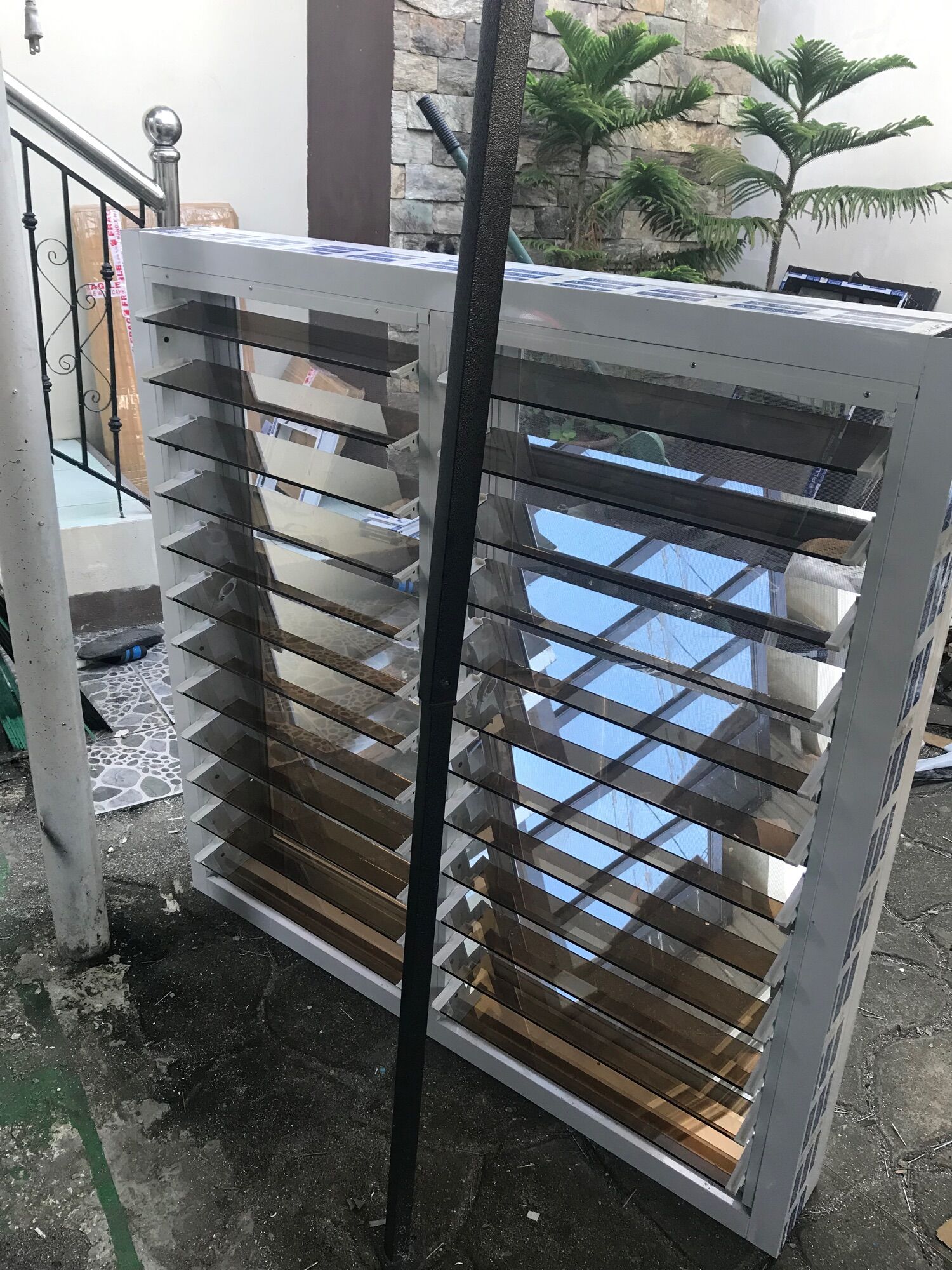 120cm x 120cm aluminum jalouplus window w/ screen | Lazada PH