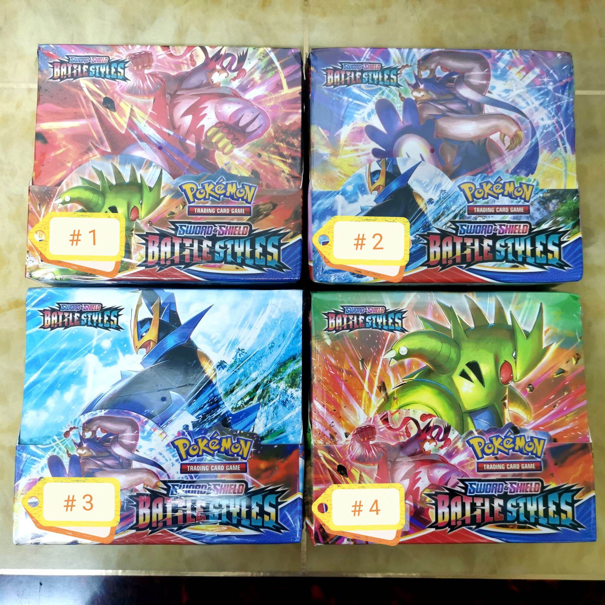 Pokemon TCG Sword and Shield Battle Style Booster Box (36 packs ...