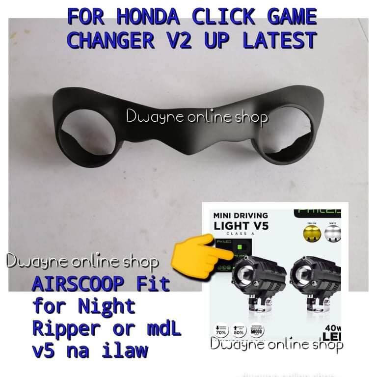 HONDA CLICK V2/gamechanger AIRSCOOP FOR MDL V5/NIGHT RIPPER | Lazada PH