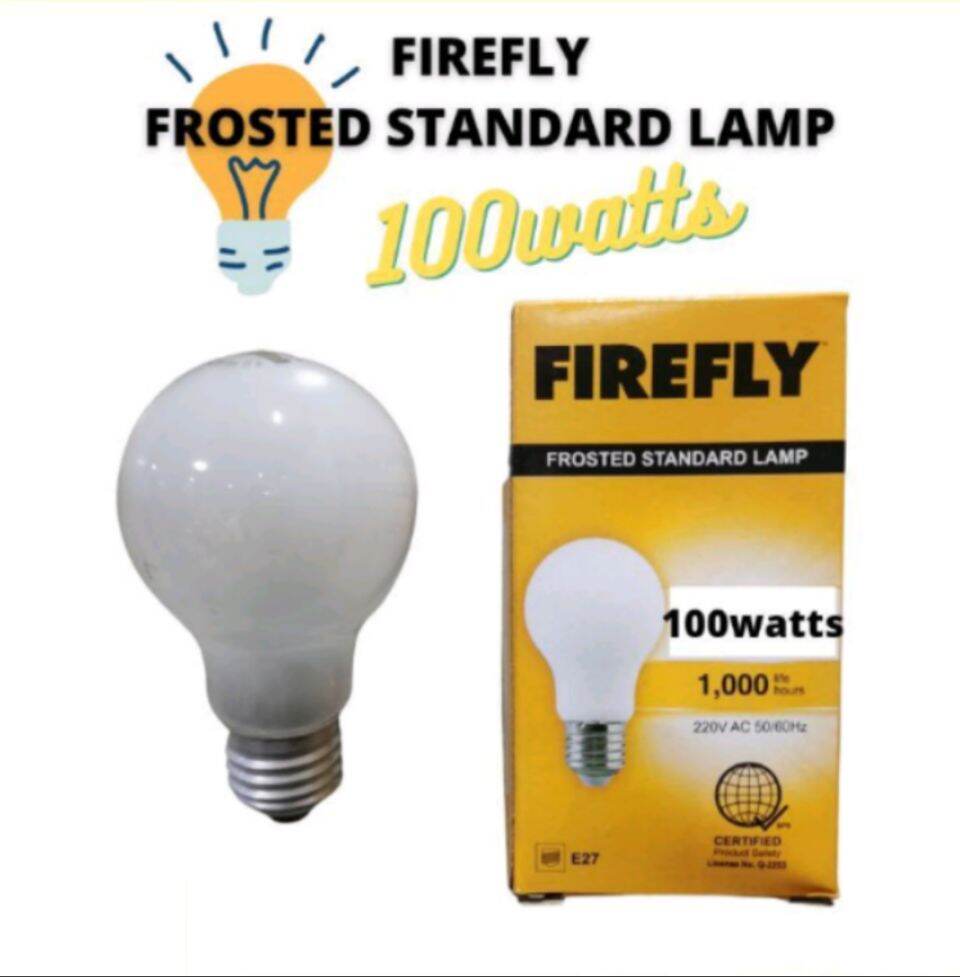 FIREFLY INCANDESCENT LIGHT FROSTED BULB WARM WHITE E27 ILAW PANGSISIW ...