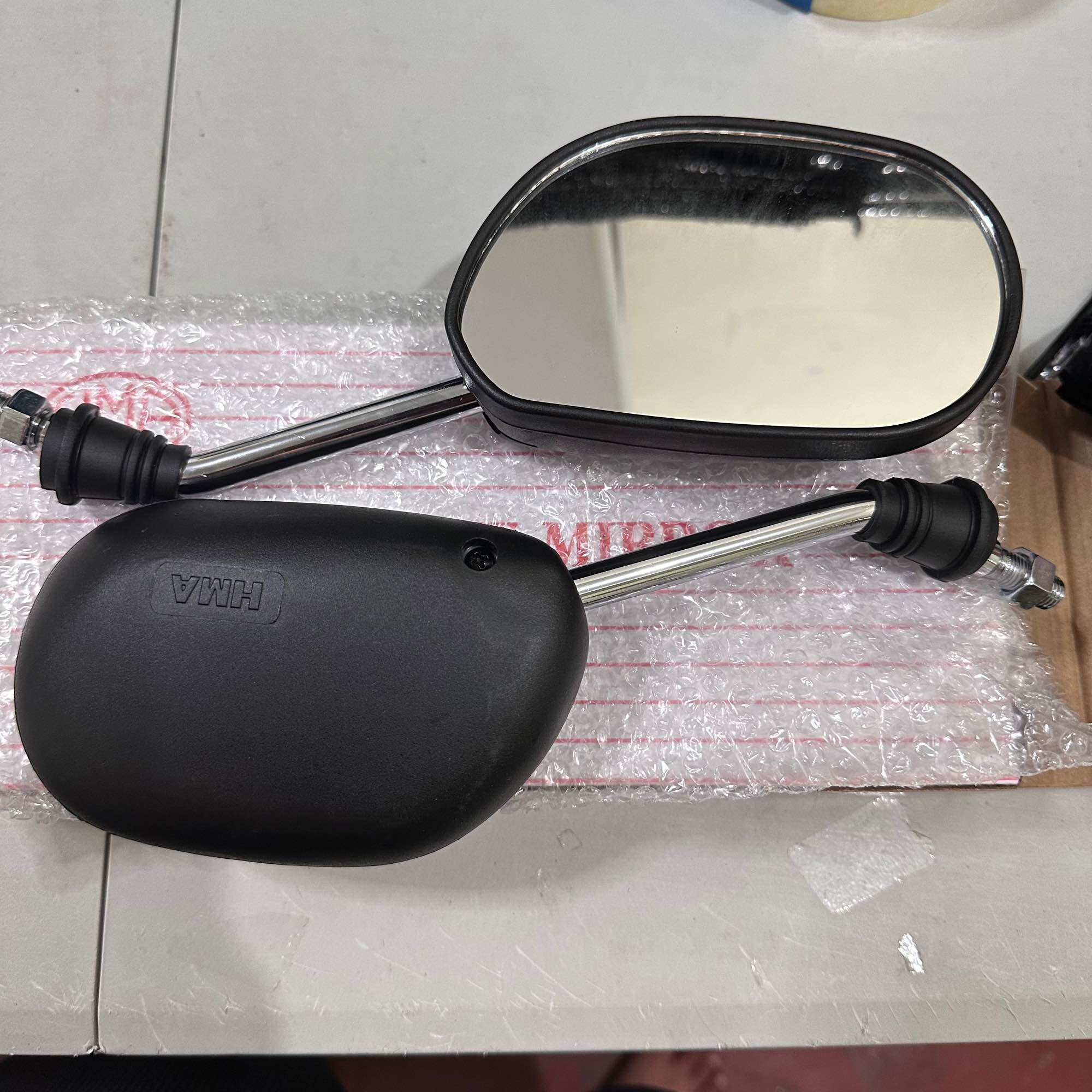 HMA Chrome Stem Side Mirror YAMAHA / HONDA ( walang grado ORIG THAILAND ...